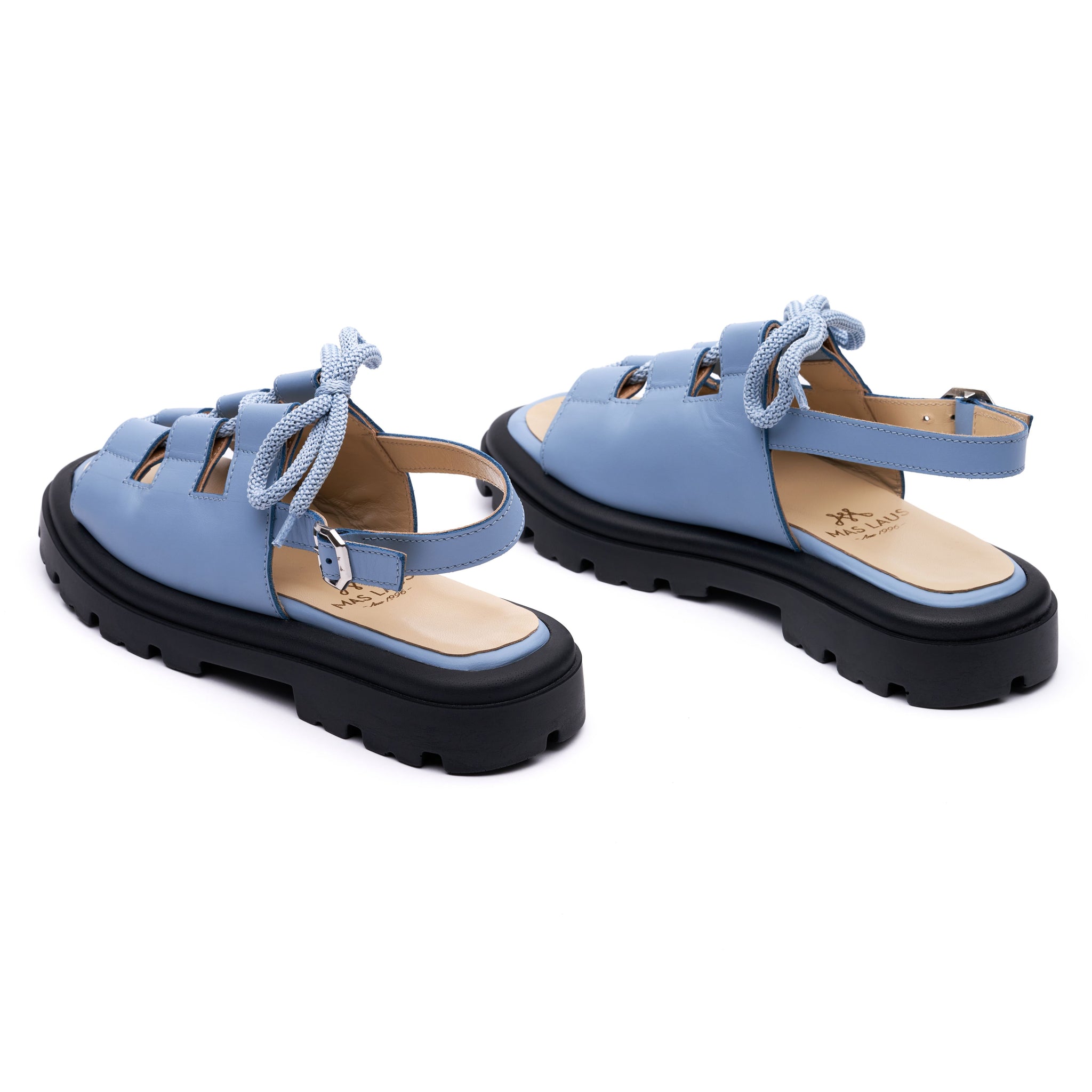 Artemisia Sandals Azure – Mas Laus